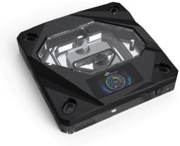 Bykski FIRE-ON CPU Water Cooling Block w/ Temp Digital Display - Black ...