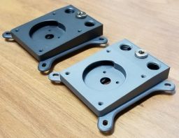 Modultra LOBO pump block No heatsink - Cerakote E-240 (Carbon Grey) CPU ...