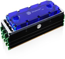 Bitspower Universal RAM Module Water Cooling Set For 4 Banks 4-DIMMs V2 ...